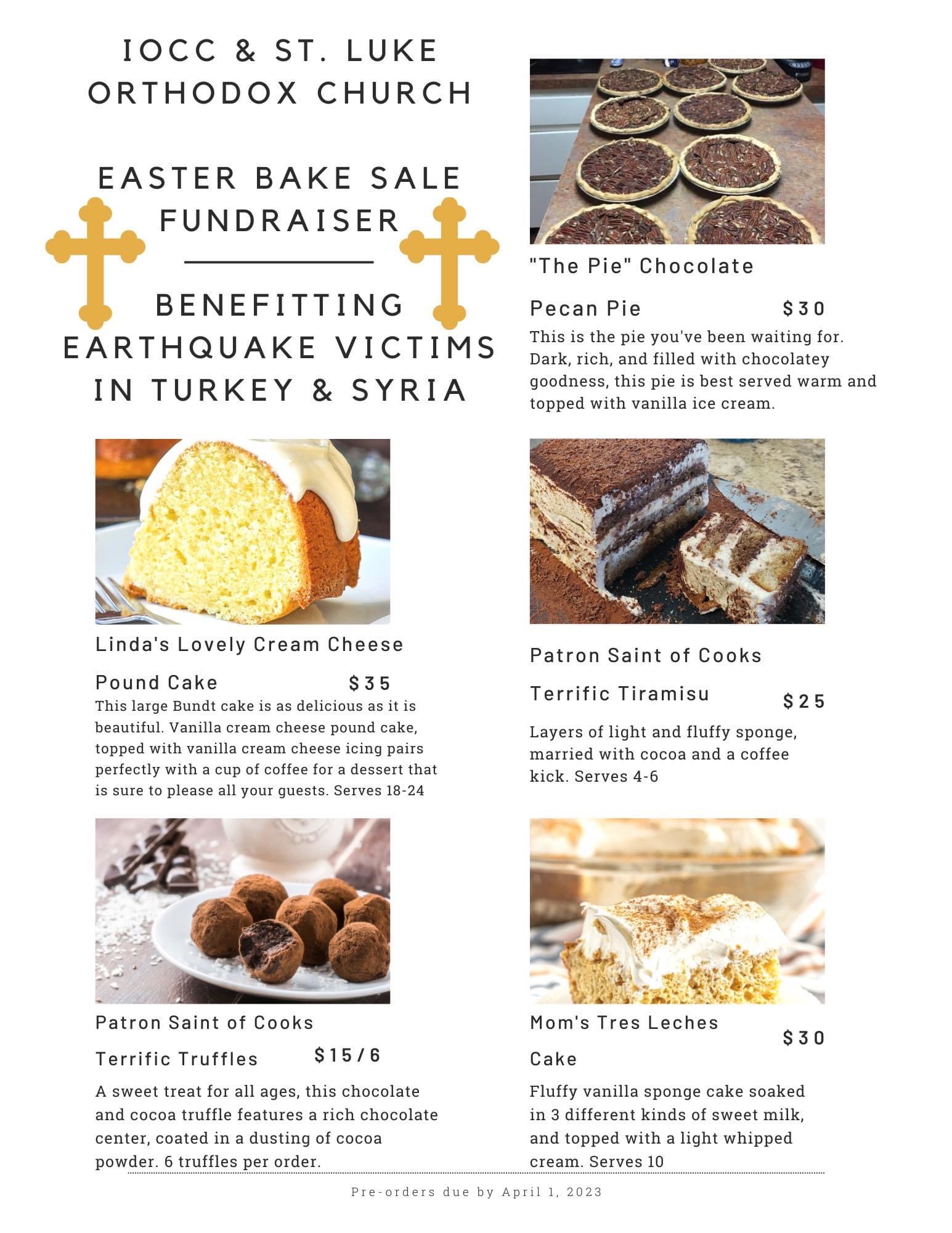 St. Luke Hosting Bake Sale to Support Humanitarian Efforts | Spirit Of ...