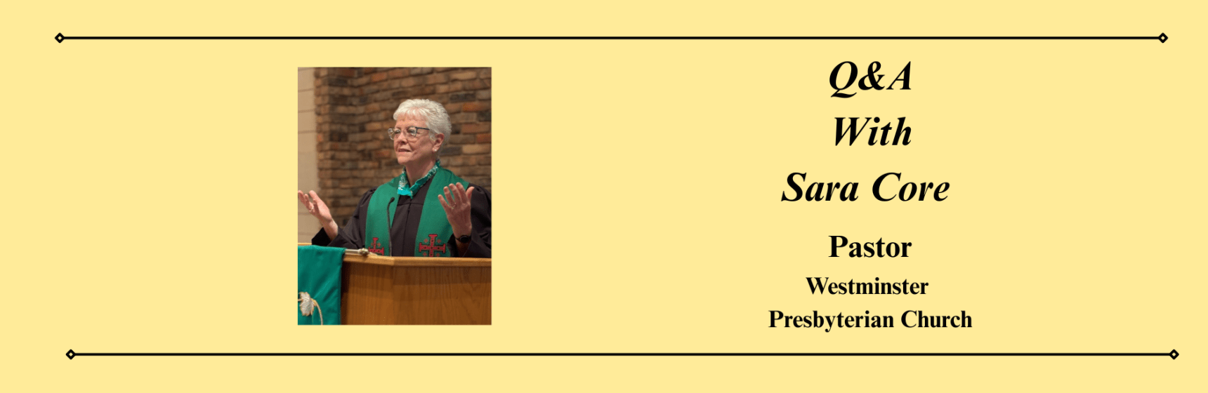 Meet Sara Core | Spirit Of Abilene